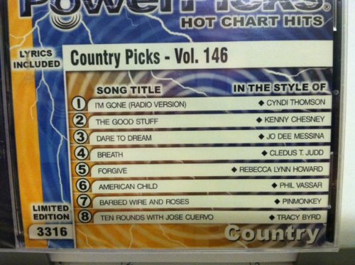 SoundChoice PowerPicks - Country Picks vol. 146 - Karaoke CD+Graphics ...