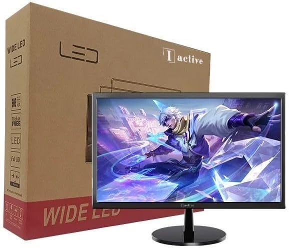 Iactive 19-Inch Full HD LED Monitor with VGA and HDMI Ports - Crisp ...