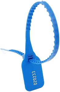 Amazon.co.jp: Plastic Label Ties, 100 Numbered Cable Ties Plastic ...