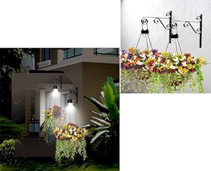 Solar Hanging Baskets (1036) Illuminate your baskets after dark. Pack ...