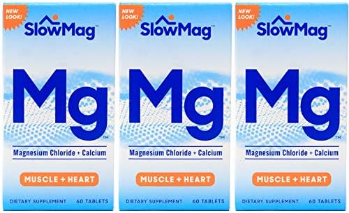 Amazon.com: SlowMag MG Muscle + Heart Magnesium Chloride with Calcium ...