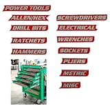 ・ブランド:Giftaroo・製造元:Giftaroo・モデル:Toolbox Labels・製造元/メーカー部品番号:Toolbox Labels・ツールボックス用マグネットラベル12枚プレミアムセット:ツールと同じくらいプロフェッショナ...