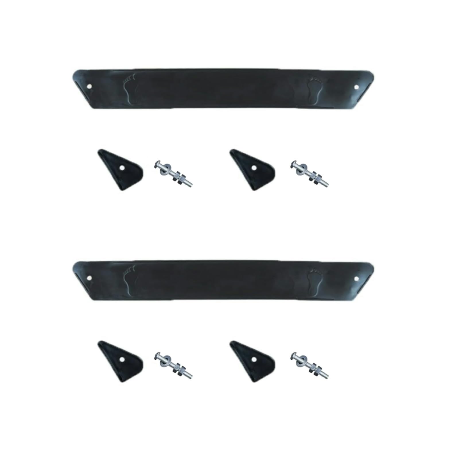Amazon.com : 2Pcs Black Stroller Footrest Replacement Adjustable ...
