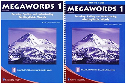 Megawords 1 SET - Student and Teacher's Guide (Decoding, Spelling, and ...