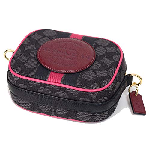 Amazon.co.jp: COACH コーチ ジャガード ぺブルレザー シグネチャー