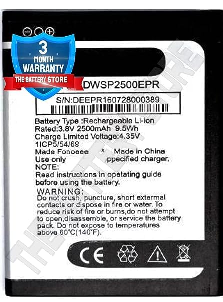 Original DWSP2500ERP Battery for panasonic Eluga Prime Battery with 3 ...