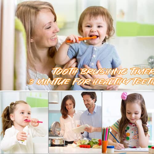 4 Pieces Brushing Timer Toothbrush Timer for children 3 Minute Sand ...