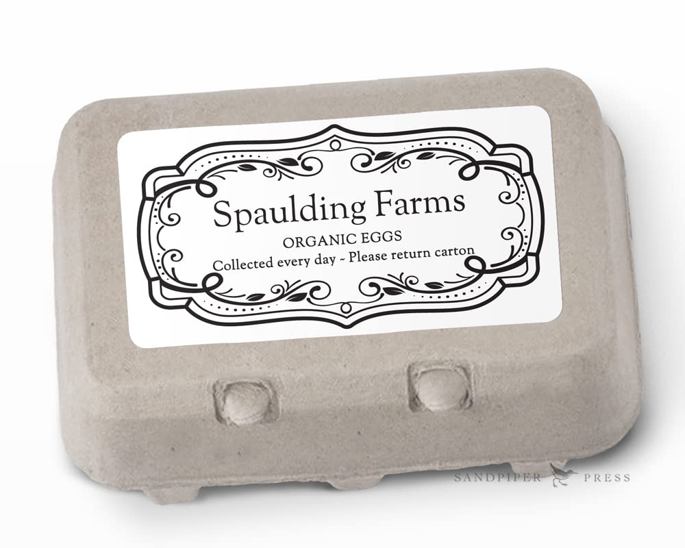 Amazon.com: Custom Egg Carton Labels - printed glossy stickers, 2" x 4 ...