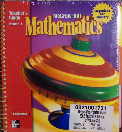 McGraw-Hill Mathematics Grade K -Teacher's Guide, Volumes 1 and 2 (2 ...