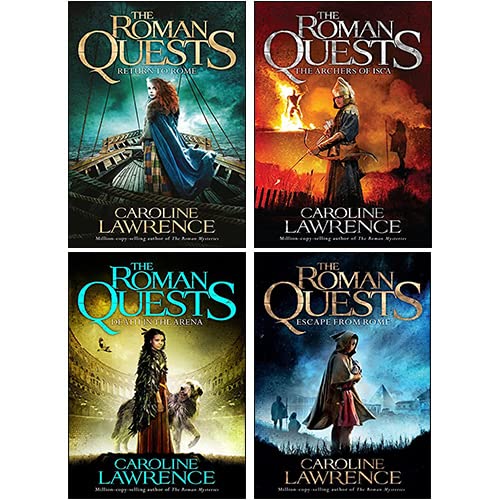 Amazon.com: The Roman Quests Series 4 Books Collection Set By Caroline ...