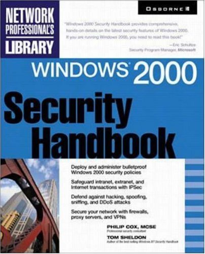 Windows 2000 Security Handbook (Network Professional Library): Amazon ...