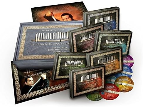 Highlander Wooden Box Complete Collection Series 1-6 with English Audio ...