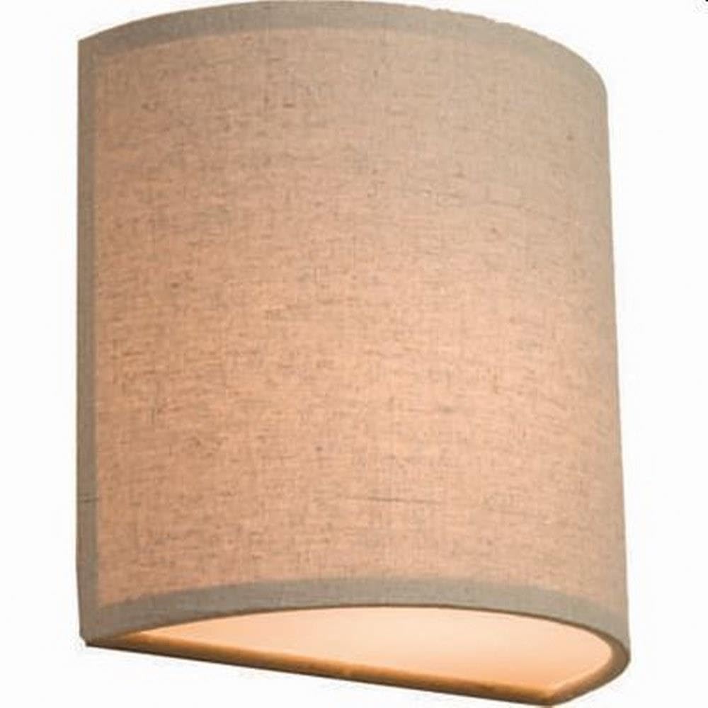 Artcraft Lighting Mercer Street Drum Shade Light, Oat Meal with Oatmeal ...
