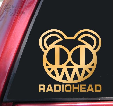 Amazon.com: ShadowMajik Radiohead Vinyl Decal Sticker (6" X 6", Mirror ...