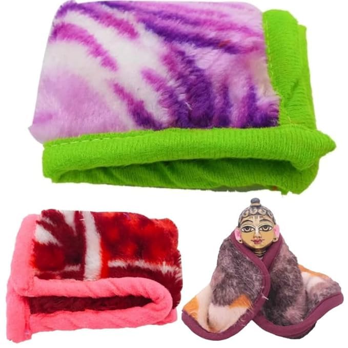 Set of 2 Woolen Kambal Winter Blanket/kambal for Laddu Gopal & All God ...