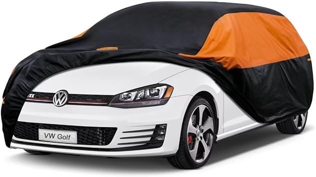 GUNHYI Hatchback Car Cover Waterproof Breathable, Outdoor Car Cover ...