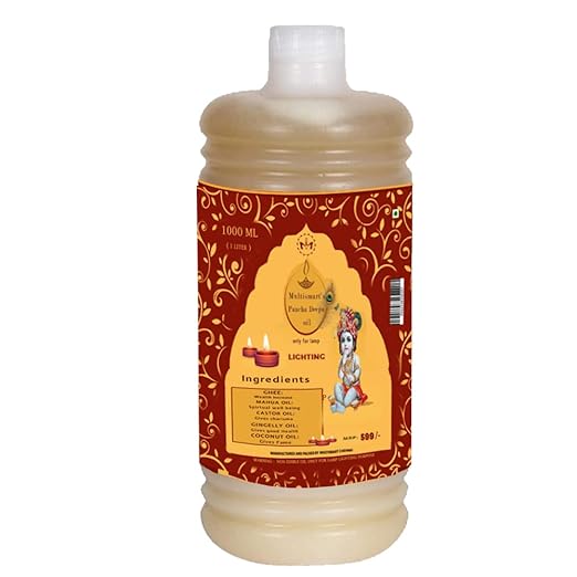 Multi-s-Mart's Panja Deepa Oil Blend of Five Natural Oils (1000 ml ...