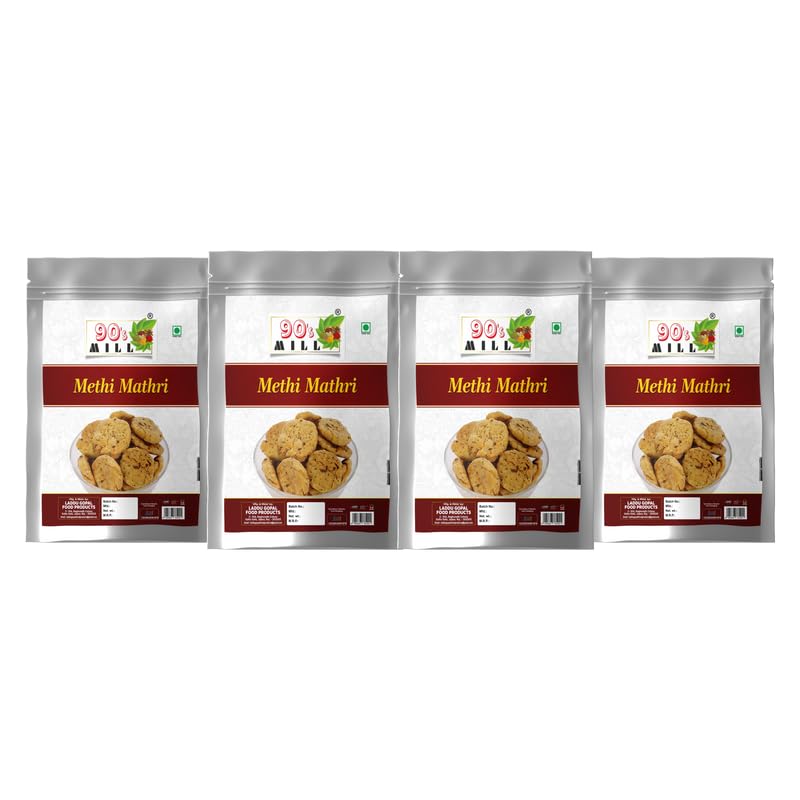 90's MILL Tasty Healthy Methi Mathri | Handmade Crispy Breakfast Matthi ...