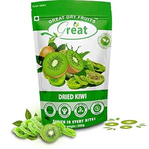 GREAT DRY FRUITS Great Dried Kiwi(500Gm)/100% Natural And Dehydrated : Amazon.in: Grocery ...