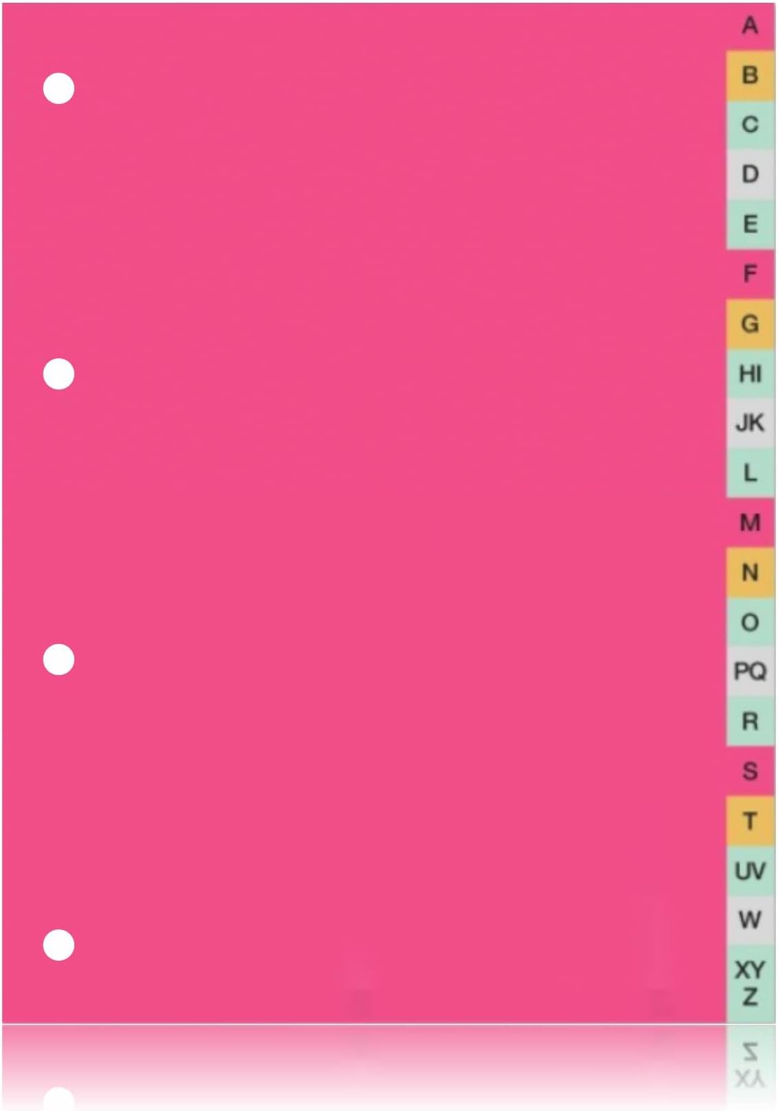 Tiger A-Z LETTER ALPHABET STRONG FILING SUBJECT DIVIDERS Tabbed ...