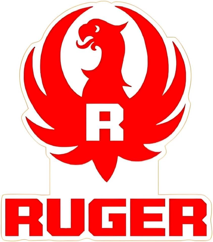 Amazon.com - Red Hunting Rifle Decal – Die-Cut Vinyl Gun Sticker for ...