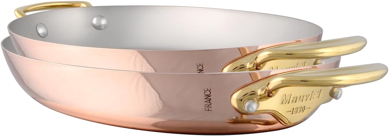 Amazon.com: Mauviel M'150B 1.5mm Polished Copper & Stainless Steel 2 ...