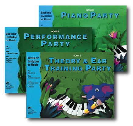 Bastiens' Invitation to Music - 3 Book Set - Includes Piano Party Book ...
