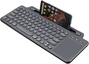 Tastiera Bluetooth con Touchpad, 2.4G Tastiera Wireless, Tastiera Senza ...