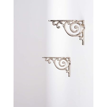 Casa Decor Ornate pattern Handcrafted Iron Wall Brackets for Wall ...