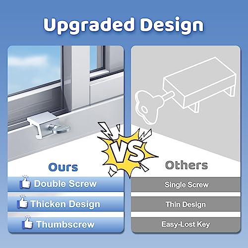 Snapklik.com : Sliding Door Window Locks For Security - 10 Packs Child ...