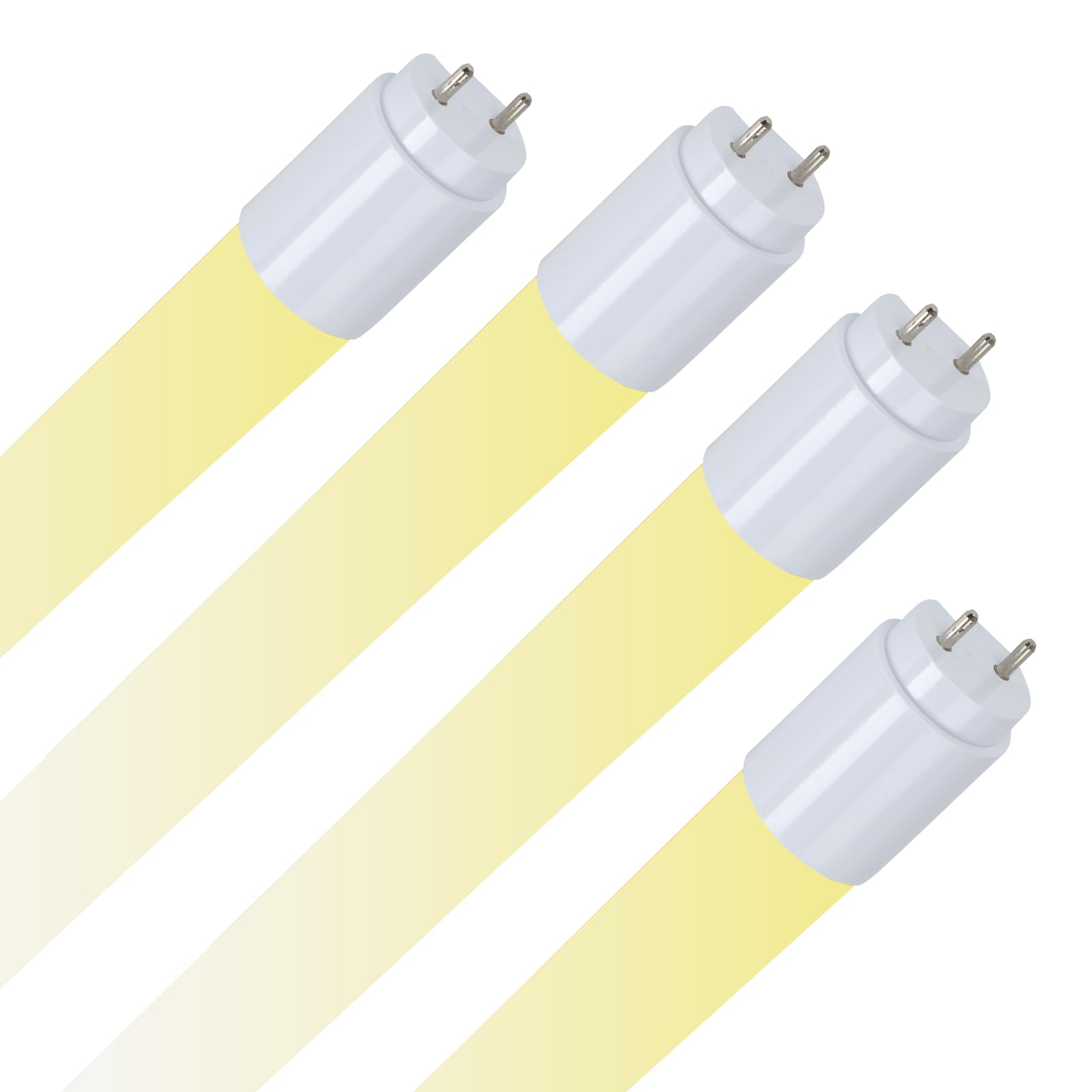 Xapolu 4FT T8 T12 LED Tube Light 3500K/4000K/5000K Adjustable, 48inch ...