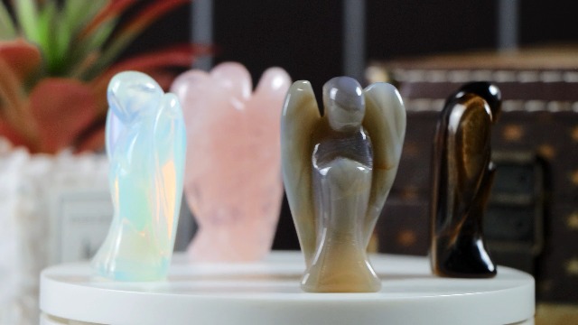 Watch Crystal Angel Figurine Pocket Stone on Amazon Live