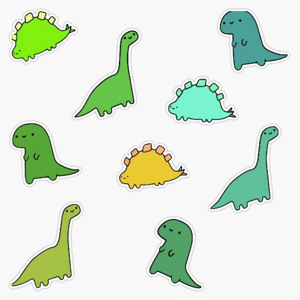 Amazon.com - Cute Dino Vinyl Waterproof Sticker Decal Car Laptop Wall ...