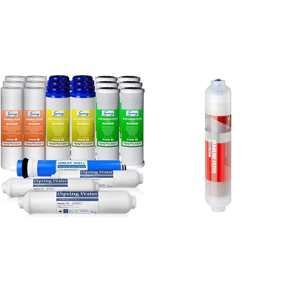 Amazon.com: iSpring F22-75 Replacement Filter Cartridge Pack Set ...