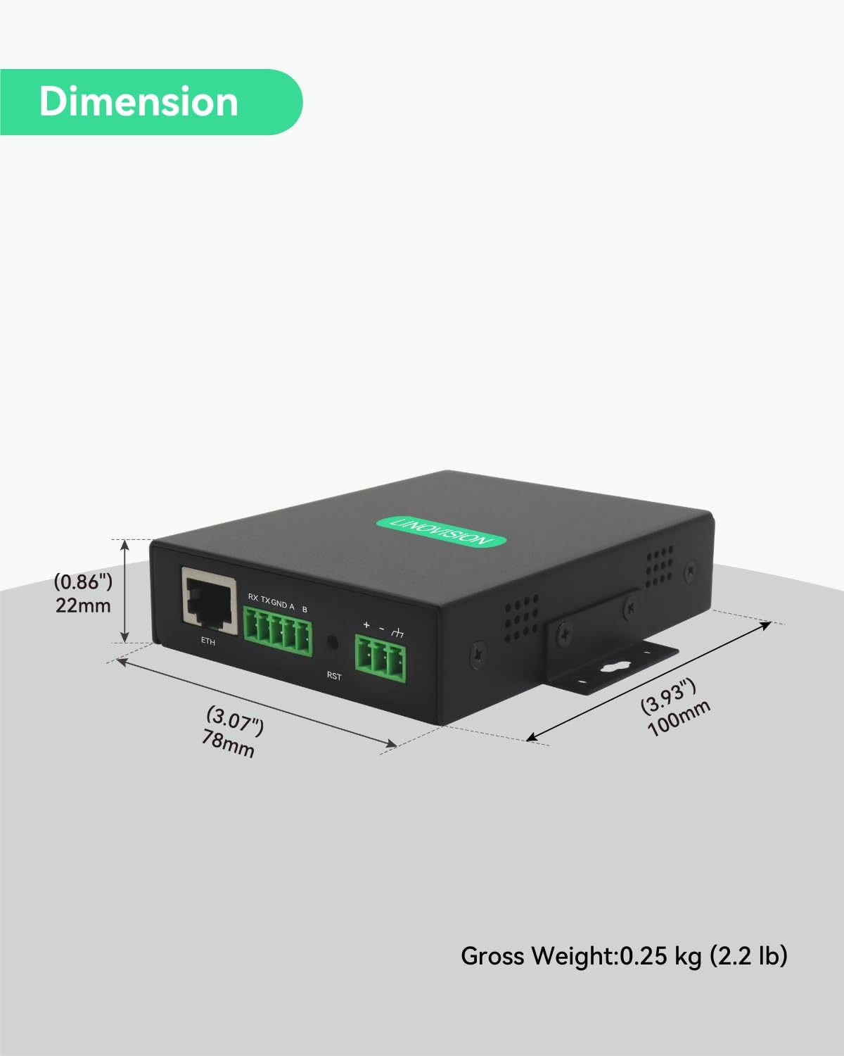 LINOVISION Industrial 4G LTE Cellular Router with Virtual SIM and 5GB ...