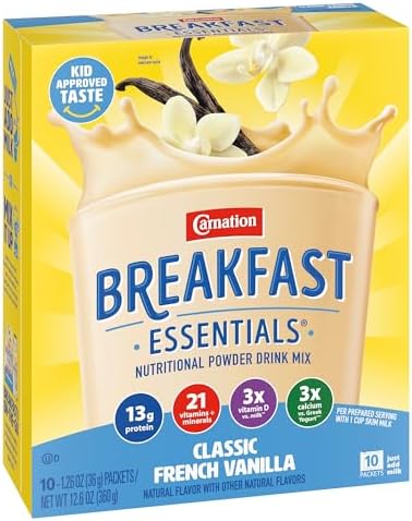 Amazon.com : Carnation Breakfast Essentials Powder Drink Mix Variety ...
