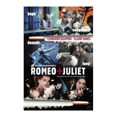Amazon.com: William Shakespeare's Romeo & Juliet Poster Movie D 11x17 ...