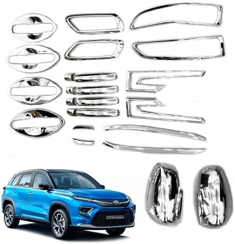 CAR SAAZ Exterior Chrome Accessories Combo Kit Compatible with Urban ...