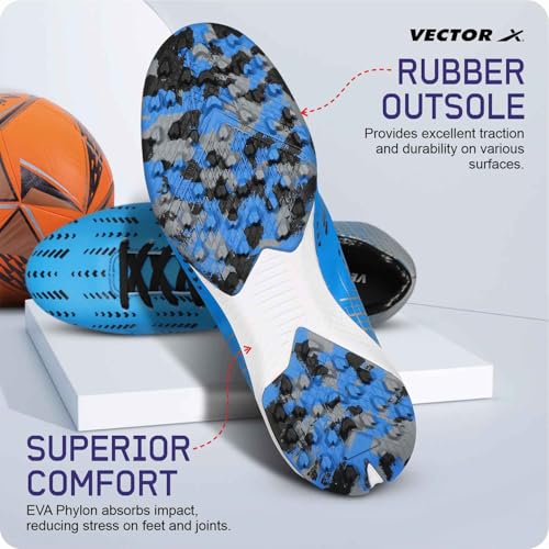 Vector X Royale + Turf Shoe for Men with Synthetic Leather Lightweight ...