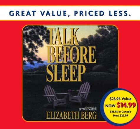 Amazon.com: Talk Before Sleep: 9780739312216: Berg, Elizabeth, Danner ...