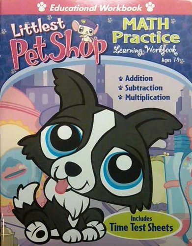Littlest Pet Shop Math Practice Learning Workbook: Hasbro ...