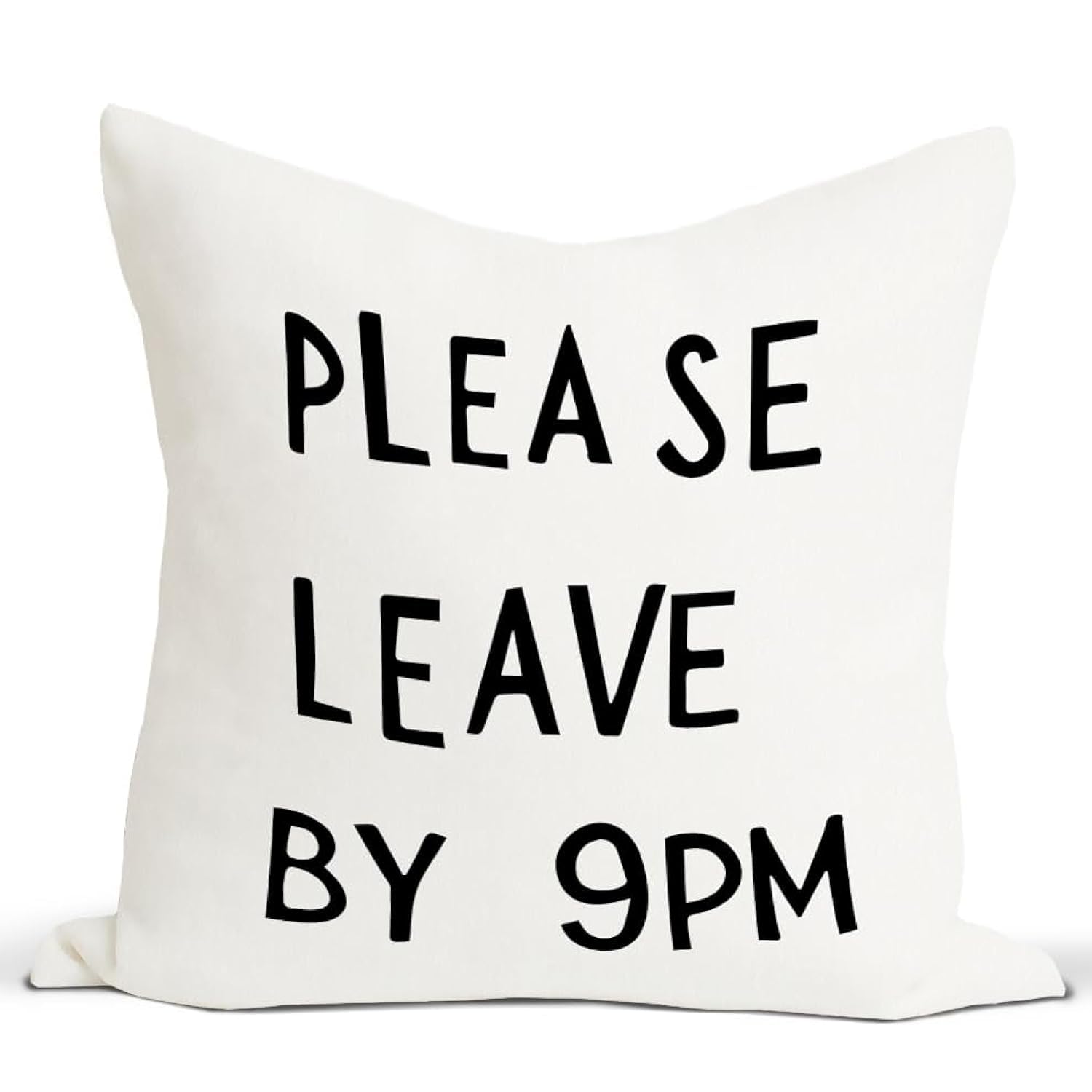 Amazon.com: Rusenbao Funny Throw Pillow Covers 18×18, Please Leave by ...