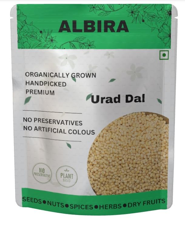 Urad Gota Whole Without Skin | Urad White Whole | Minapa Pappu | Vegan ...