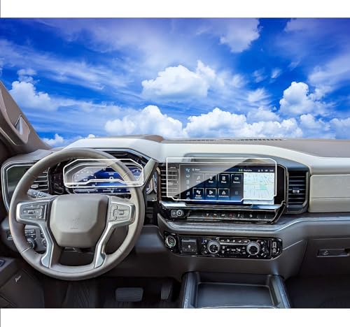 Amazon.com: XXCIWP 3pcs 2024 2025 Chevy Silverado Screen Protector for ...