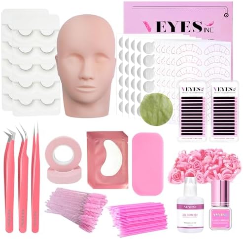 Amazon.com: VEYES INC Lash Kit For Eyelash Extensions Beginners ...
