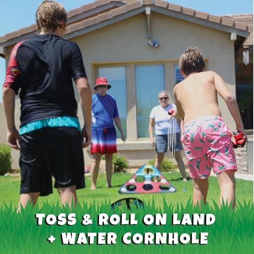 SCORE NN' Hole All-in-1 Cornhole Style Game Set | Skipping Stones ...
