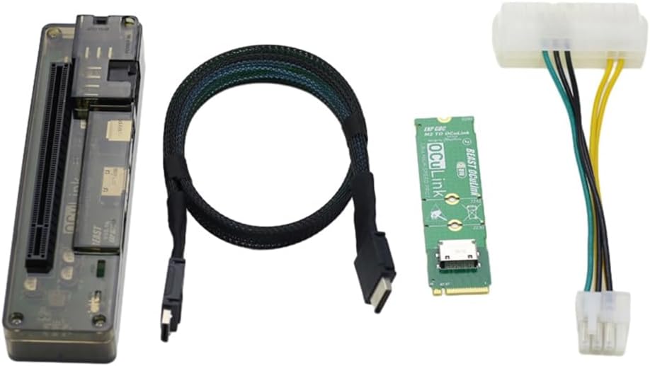 Amazon.com: Srutueo M.2 MKEY to OCULINK Adapter High Speed GPU Dock ...