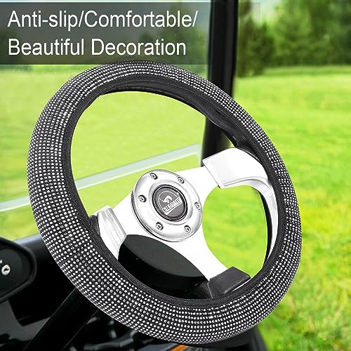 Snapklik.com : CLUBRALLY Universal Golf Cart Steering Wheel Cover, 15 ...