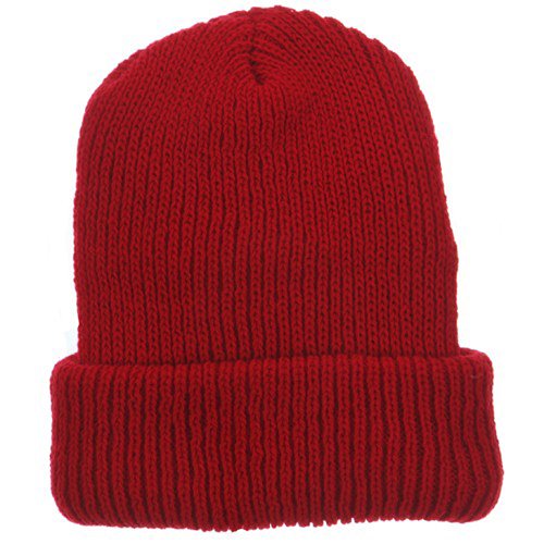 Artex Solid Plain Watch Cap Beanie - Red : Amazon.in: Clothing ...