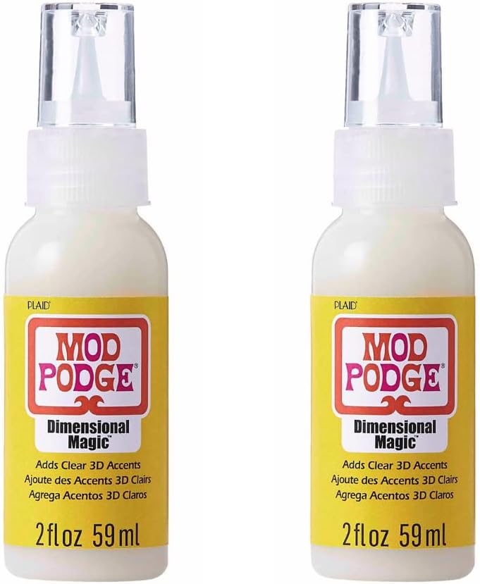 Amazon.com: Mod Podge Dimensional Magic 2 oz (2) : Arts, Crafts & Sewing